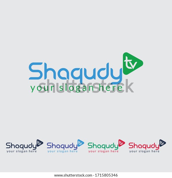 Creative Color Tv Logo Design Template Stock Vector (Royalty Free ...