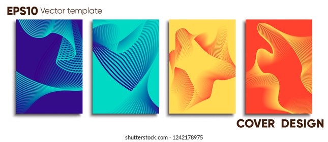 Creative Colored Cover Cover Design Stock Vector (Royalty Free) 1242178975
