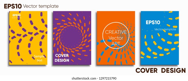 Creative Colored Cover Cover Design Cool Stock Vector (Royalty Free ...