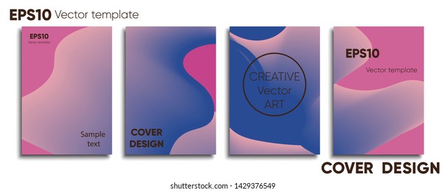 Creative Colored Cover Cover Design Cool Stock Vector (Royalty Free ...
