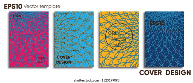 Creative Colored Cover Cover Design Cool Stock Vector (Royalty Free ...