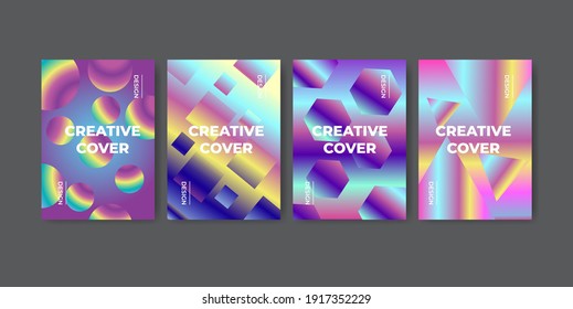 Creative Colorful Cover Design Template A4 Stock Vector (Royalty Free ...