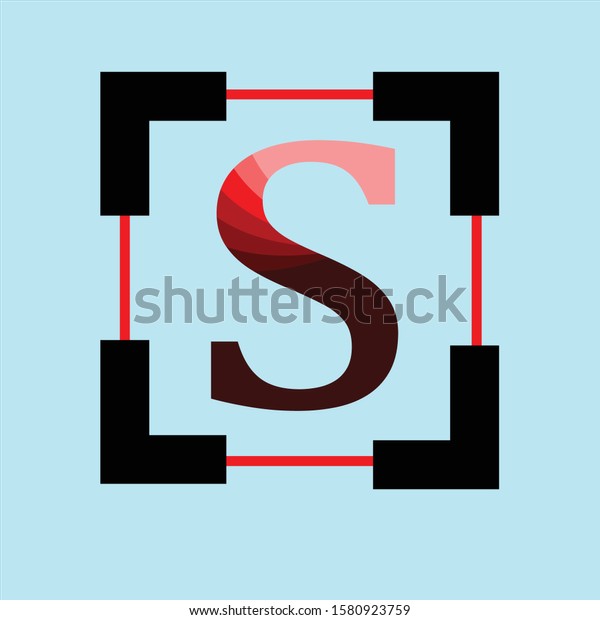 Creative Colorful Letter S Square Stock Vector (Royalty Free ...