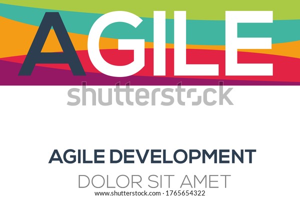 Creative Colorful Logo Agile Mean Agile Stock Vector (Royalty Free ...