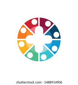Creative Colorful Modern Circle Logo Template Stock Vector (Royalty ...