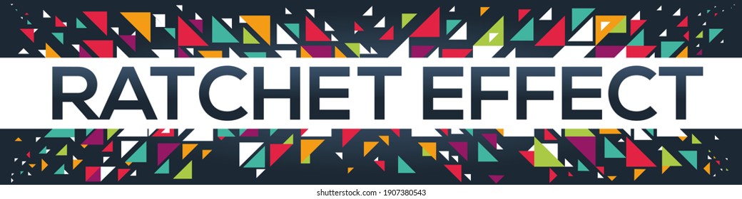 Creative Colorful Ratchet Effect Text Design Stock Vector (Royalty Free ...