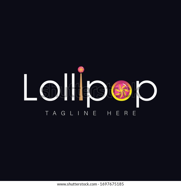 Creative Colourfull Lollipop Logo Design Stock Vector (Royalty Free ...