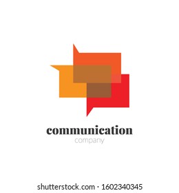 Creative Communication Design Logo Communication Logo Stock Vector ...