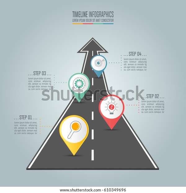 Creative Concept Infographic Timeline Infographic Design Stock Vector ...