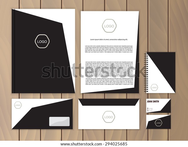 Creative Corporate Identity Documentation Business Vector Stock Vector ...