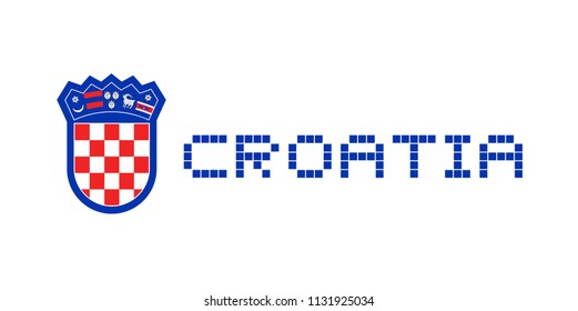 Creative Croatia Symbol Stock Vector (Royalty Free) 1131925034 ...