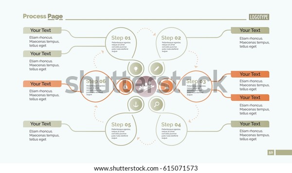 Creative Cycle Diagram Slide Template Stock Vector (Royalty Free ...