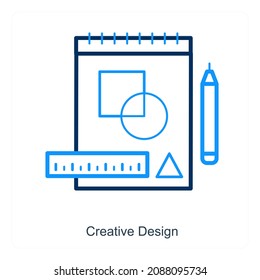 Creative Design Editing Icon Concept Stock Vector (Royalty Free ...