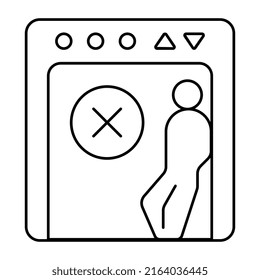 Creative Design Icon No Lift Stock Vector (Royalty Free) 2164036445 ...