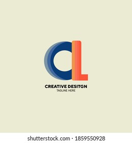 Creative Design Lowercase Letter Company Vector Stock Vector (Royalty ...