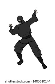Creative Design Ninja Illustration Stock Vector (Royalty Free ...