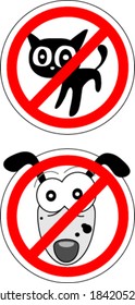 592 imágenes de No dogs cat allowed sign - Imágenes, fotos y vectores ...