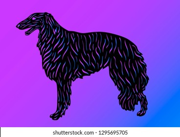 Creative Designer Greyhound Silhouette Stock Vector (Royalty Free ...