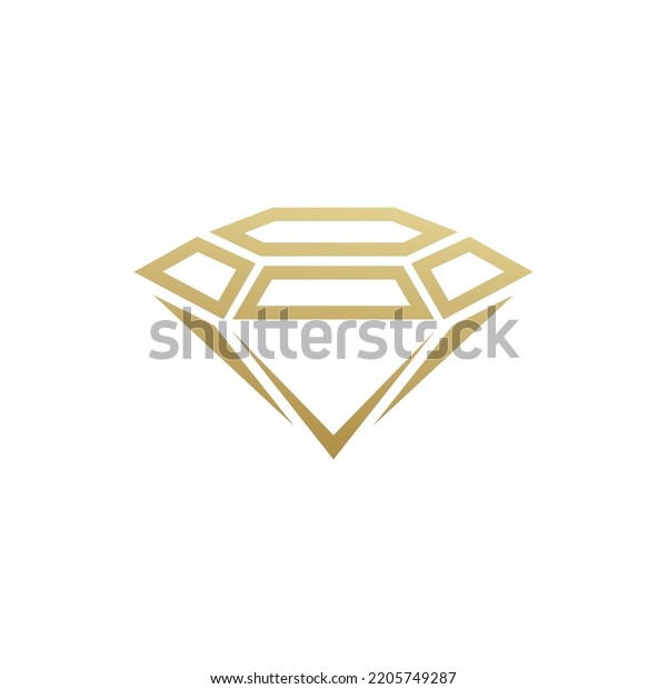 Creative Diamond Logo Icon Design Template Stock Vector (Royalty Free ...
