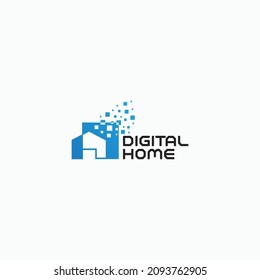 Creative Digital Home Logo Concept Vector Stock Vector (Royalty Free ...