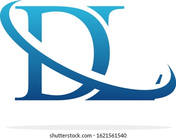 Creative Dl Logo Icon Design Stock Vector (Royalty Free) 1621561540 ...