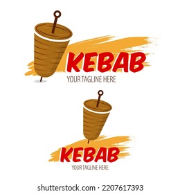Creative Doner Kebab Logo Element Shawarma Stock Vector (Royalty Free ...