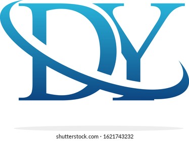 Creative Dy Logo Icon Design Stock Vector (Royalty Free) 1621743232 ...
