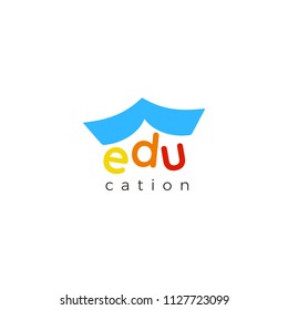 Creative Education Logo Design Education Logo Stock Vector (Royalty ...