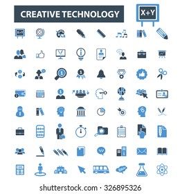 Creative Education Technology Icons Stock Vector (Royalty Free ...