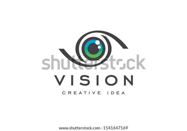 Creative Eye Concept Logo Design Template Stock Vector (Royalty Free ...