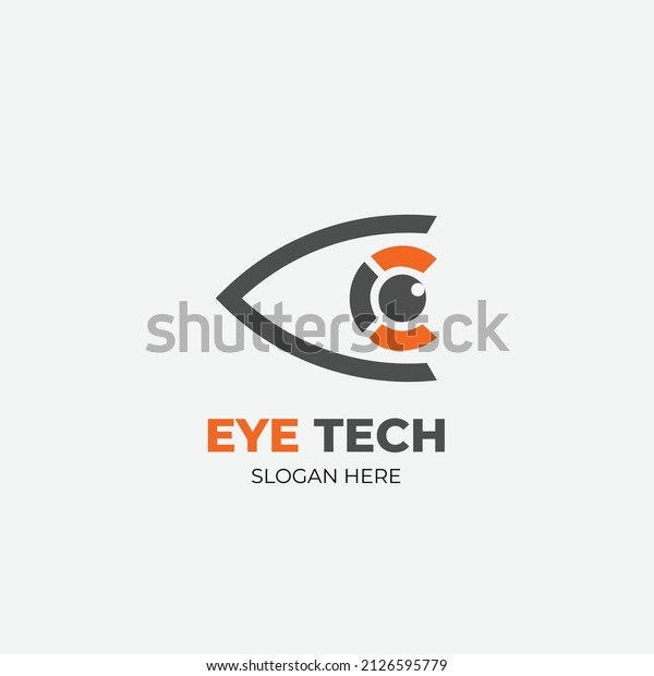 Creative Eye Tech Logo Design Vector Stock Vector (Royalty Free ...