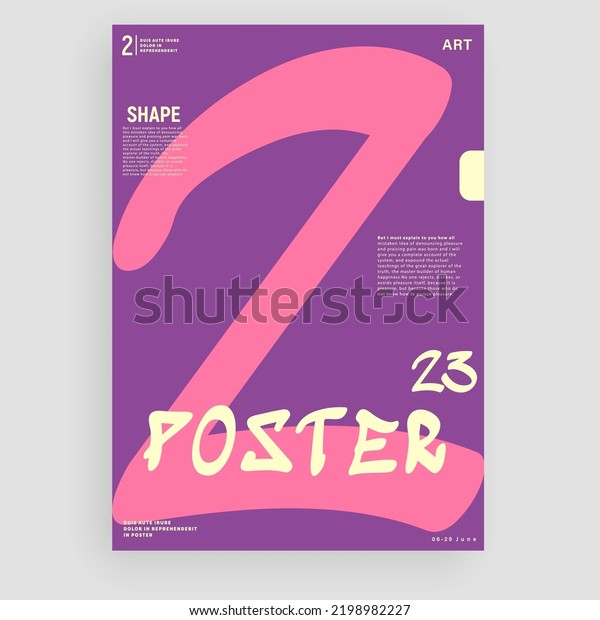 Creative Fashionable Poster Design Number 2 Stock Vector (Royalty Free ...