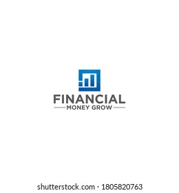 Creative Finance Concept Logo Design Template Stock Vector (Royalty ...
