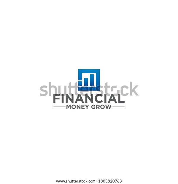 Creative Finance Concept Logo Design Template Stock Vector (Royalty ...