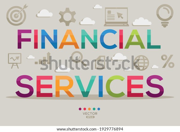 Creative Financial Services Banner Word Icon Stock Vector (Royalty Free ...