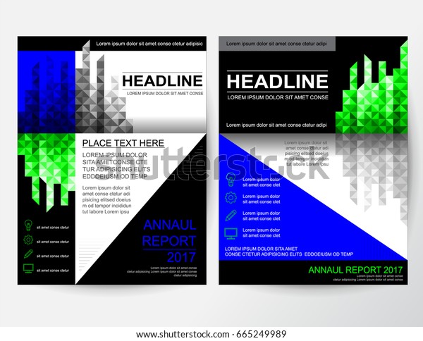 Creative Flyer Poster Banner Pamphlet Abstract Stock Vector (Royalty ...