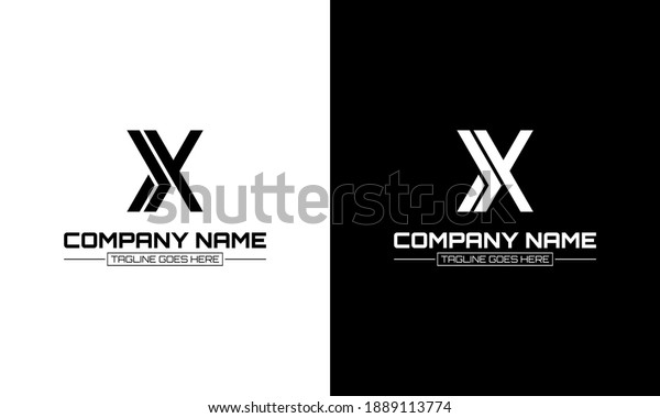 Creative Fonts Logo Designs Alphabet X Stock Vector (Royalty Free ...