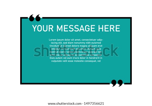 Creative Frame Illustration Memo Poster Announcement Stock Vector ...
