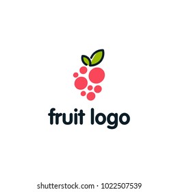 Creative Fruit Logo Design Stock Vector (Royalty Free) 1022507539 ...