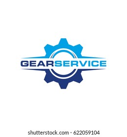 Creative Gear Concept Logo Design Template Stock Vector (Royalty Free ...
