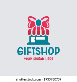 Creative Gift Shop Logo Design Symbol Stock Vector (Royalty Free ...