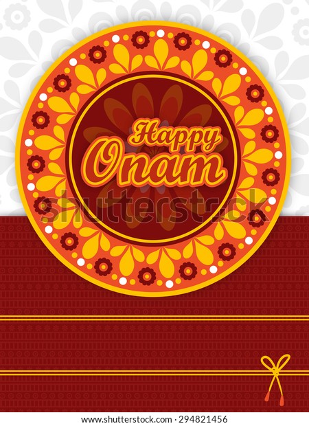 Creative Greeting Card Design Decorated Beautiful Stock Vector (Royalty ...