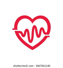Creative Heart Beat Logo Concept Stock Vector (Royalty Free) 1867061140 ...