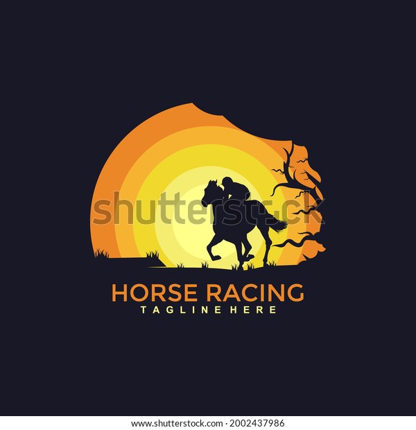 Creative Horse Racing Design Concepts Illustrations Stock Vector ...