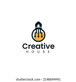 Creative House Logo Design Home Icon Stock Vector (Royalty Free ...