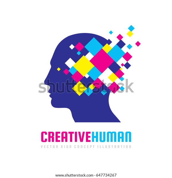 Creative Human Head Vector Logo Template: Vector có sẵn (miễn phí bản ...