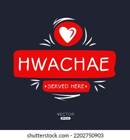 Creative Hwachae Drink Hwachae Sticker Vector Stock Vector (Royalty ...