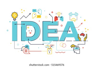 Agile Word Lettering Illustration Icons Web Stock Vector (Royalty Free ...