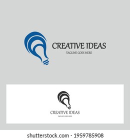 Creative Ideas Logo Design Template Vector Stock Vector (Royalty Free ...