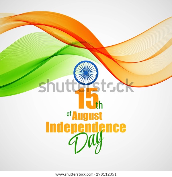 Creative Indian Independence Day Concept Vector Stock Vector (Royalty Free) 298112351